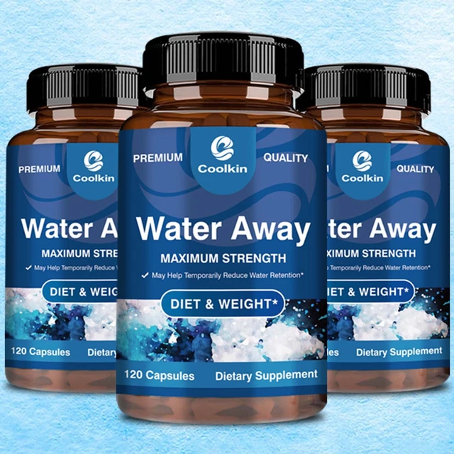 WATER AWAY 649MG-FOR Fast Bloating & Swelling,Relief Natural Diuretic ...