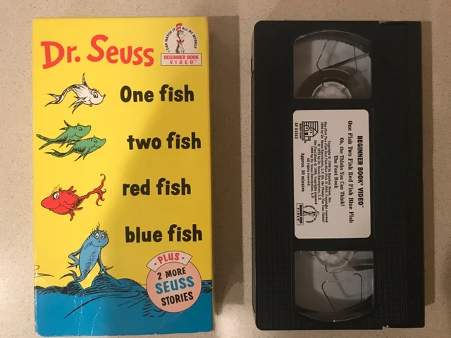 DR. SEUSS - One Fish Two Fish Red Fish Blue Fish (VHS, 1996) £2.30 ...