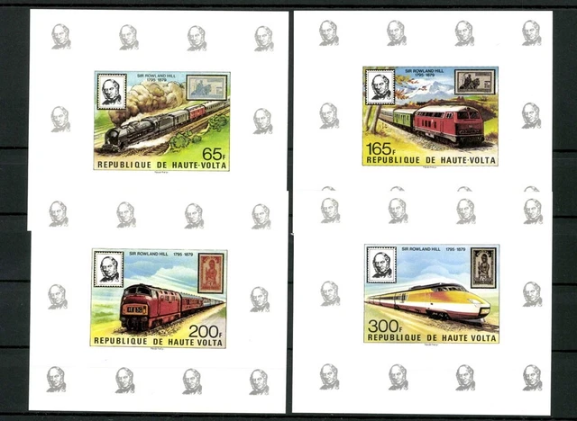OBERVOLTA, MINR. 755-758 Einzelblöcke, postfrisch - 691491 EUR 7,30 ...