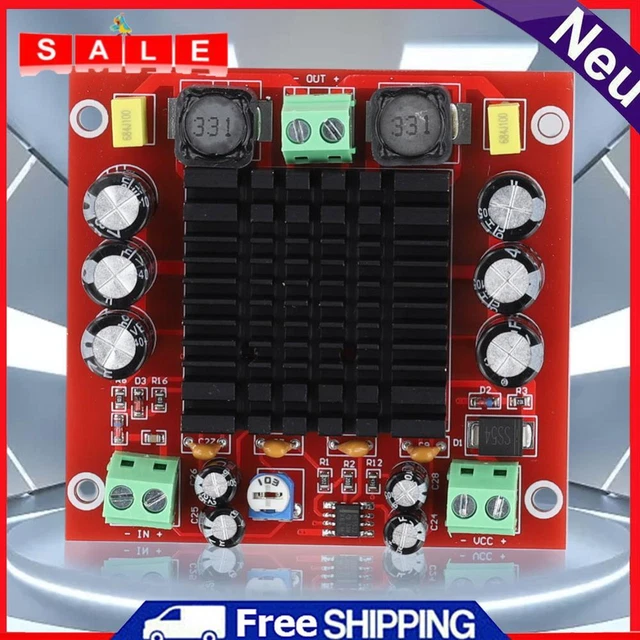 TPA3116DA MONO CHANNEL Digital Power Audio Amplifier Board 150W XH-M544 ...