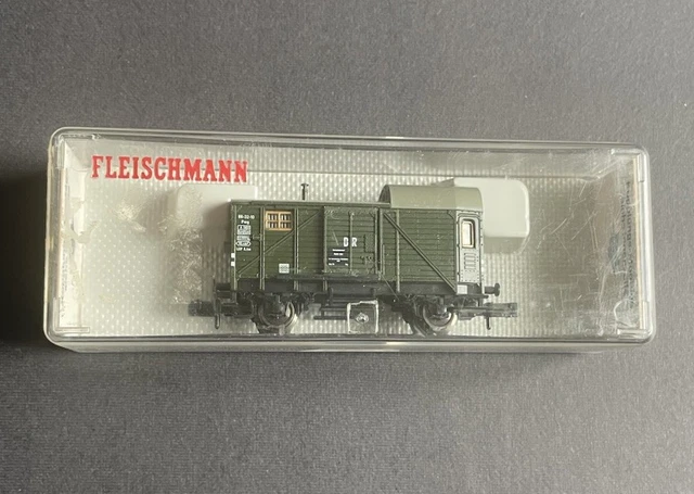 FLEISCHMANN N GAUGE 8303 DB Brake Van Baggage Car with sliding Doors ...