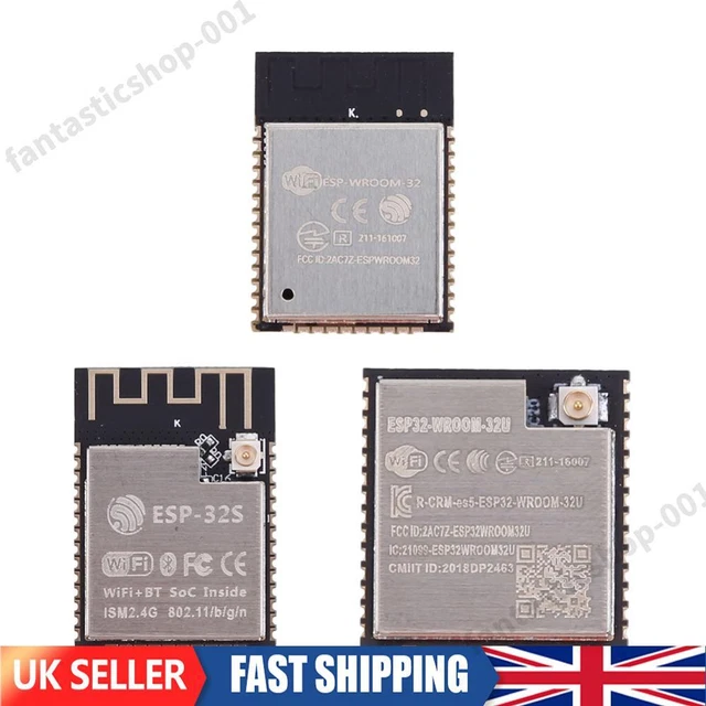 ESP-WROOM-32 ESP32/ESP32S/ESP32U MODULE Smart Electronics Hall Sensor ...