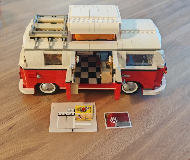 LEGO 10220 VOLKSWAGEN VW T1 Bulli Camping Bus Camper Van Sticker NEU ...