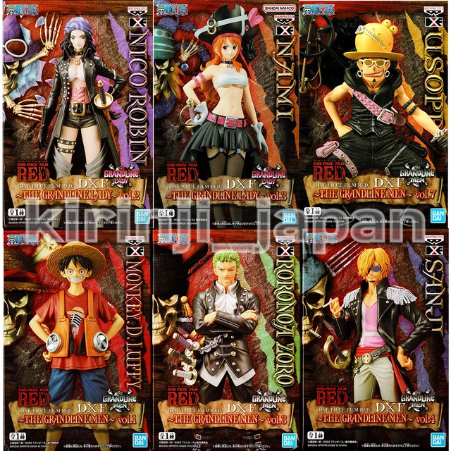 BANPRESTO ONE PIECE FILM RED DXF figure GRANDLINE Luffy Uta Shanks ...