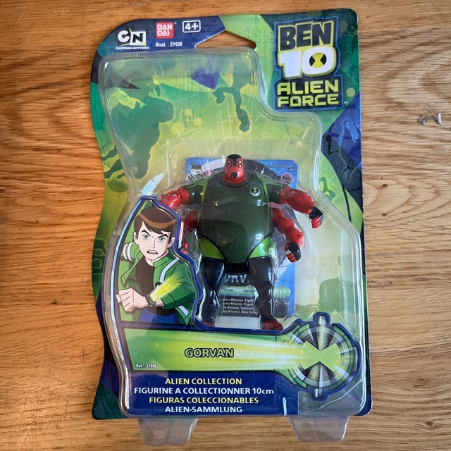 FIGURA BEN 10 Gorvan Alien Force Bandai nuova con scatola rara 2008 ...