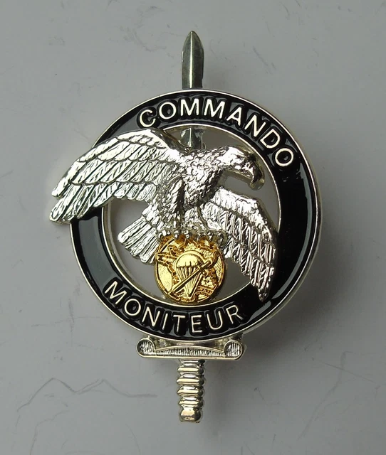 FRENCH ARMY COMMANDO Instructor CNEC Commando Training Centre Badge ...