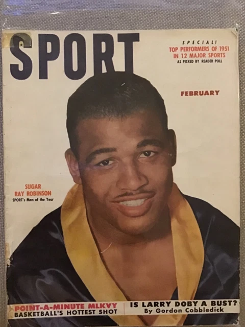 SPORT MAGAZINE NEWSSTAND 1952 Sugar Ray Robinson Ex £40.47 - PicClick UK