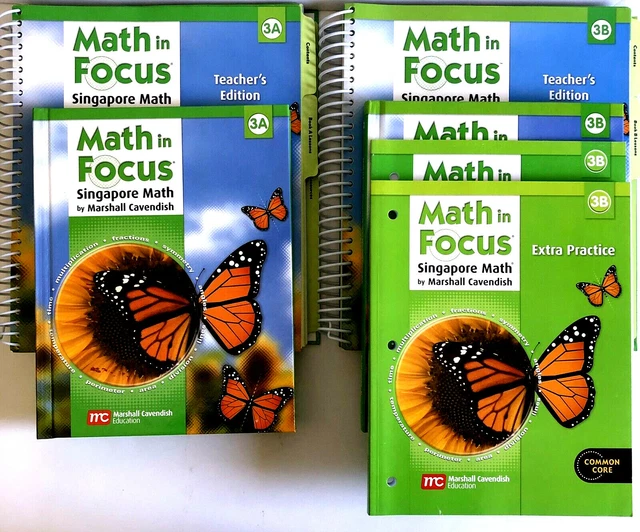 MATH IN FOCUS Singapore Math Grade 3 Student Books & Teacher's Editions ...