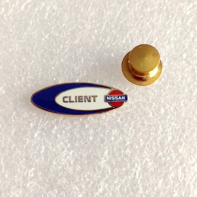 PIN'S LAPEL PIN enamel pins Car Auto Marque CLIENT NISSAN logo NISSAN ...