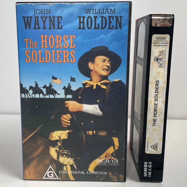 THE HORSE SOLDIERS - VHS Video Tape - Western Movie - John Wayne - 1959 ...