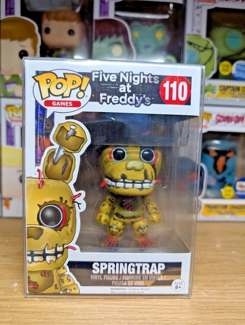 FUNKO POP! GAMES Five Nights at Freddys Springtrap #110 w/Pop Protector ...