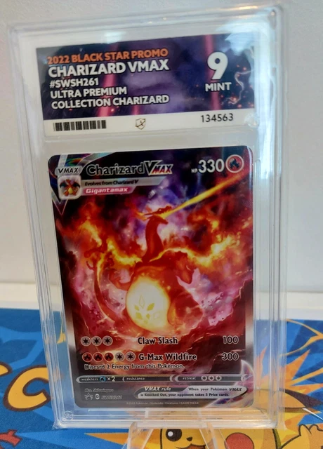 POKEMON CARD CHARIZARD VMax SWSH261 Ultra Premium Box Black Star Promo ...