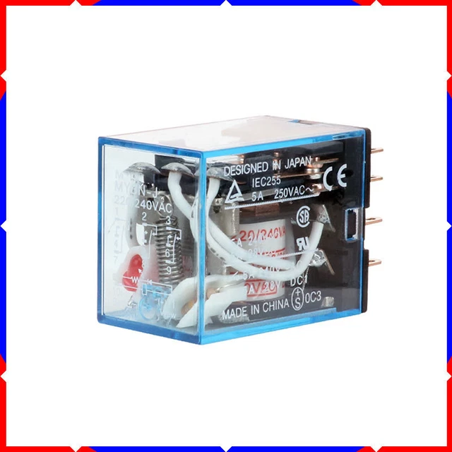 1 X OMRON MY4N-J DC12V DC24V DC48V DC110V DC220V AC12V AC24V AC110V AC220V AC380V EUR 8,41 ...