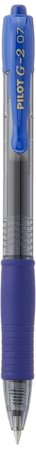 PILOT G207 RETRACTABLE Gel Rollerball 0.7 mm Tip (Box of 12) - Blue 12 ...