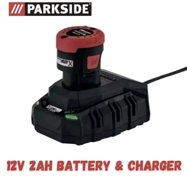PARKSIDE 12V 2AH Battery And Charger For All "X 12V Team" Series ...