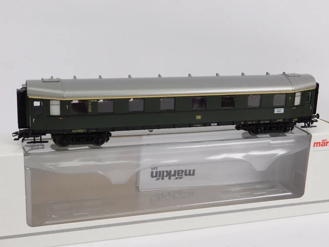 MÄRKLIN H0 42230 - DB Schnellzugwagen / Hechtwagen A4ü 11 257 Wt 1.Kl ...