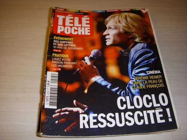 TELE POCHE 2405 12.03.2012 Claude François Gérard RINALDI Victoria ...