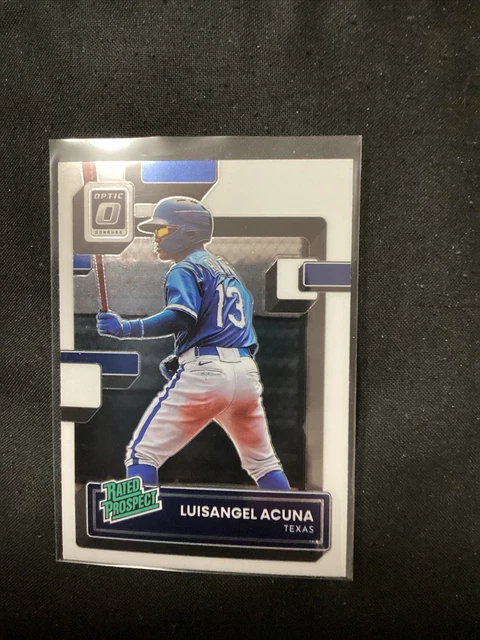 2022 DONRUSS OPTIQUE baseball LUISANGEL ACUNA prospect classé #RP-9 ...