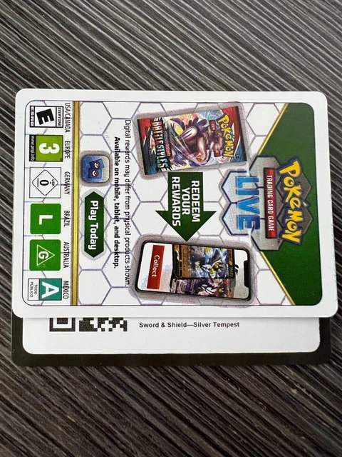 12 X ( SILVER TEMPEST ) Online Code Card - Pokemon - PTCGO - (sent via email) $4.99 - PicClick CA