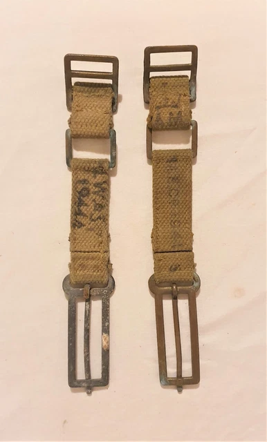 ORIGINAL WW2 BRITISH Army 1937 Pattern Webbing Officers Brace ...