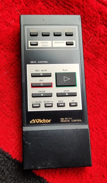 VICTOR/JVC CASSETTE DECK Remote Control RM-RT711 £99.95 - PicClick UK