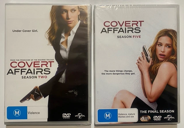COVERT AFFAIRS DVD Season 2 + Final Season 5 TV Show Series Region 2 4 ...