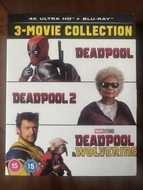 DEADPOOL 1-3(2016/2018/2024) SPECIAL Edition 4K Uhd+Blu Ray All Regions ...