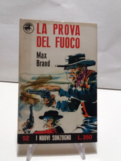LIBRO I NUOVI SONZOGNO n. 52 1968 LA PROVA DEL FUOCO Max Brand Cover ...