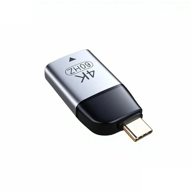 ADAPTATEUR TYPE-C PREND en charge boîtier en aluminium 4K@60Hz pour ...