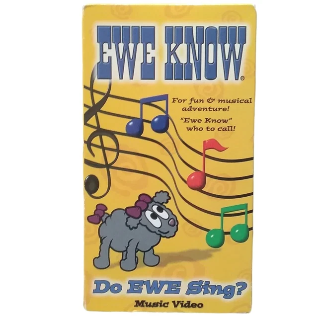 EWE KNOW VHS 2001 Do Ewe Sing Music Video Christian 12 Songs £6.54 ...