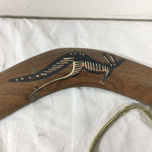 BOOMERANG ABORIGINAL AUSTRALIAN Gurang Tribe Acacia Wood Sticker ...