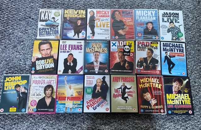 LARGE BUNDLE OF Mixed Comedian Stand Up Comedy Dvds £16.13 - PicClick UK