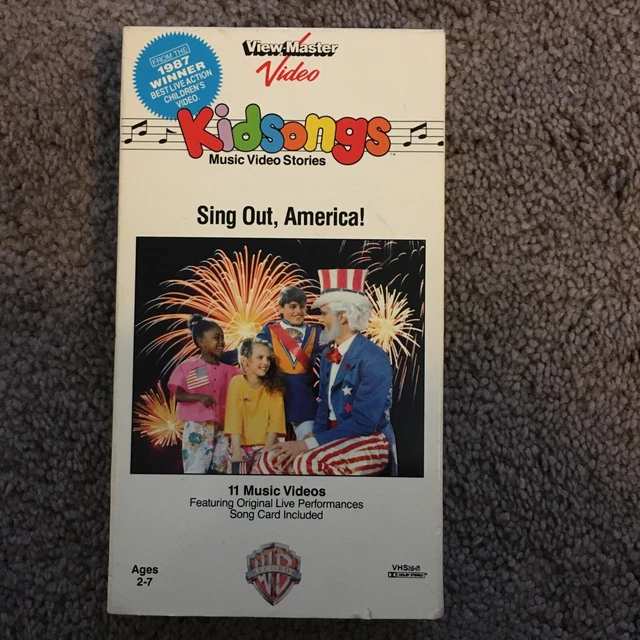 KIDSONGS MUSIC VIDEO Stories: Sing Out, America! VHS Warner Brothers ...