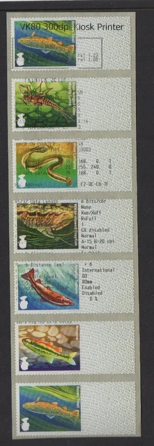 ERROR RIVERS INVERTED Printer Setup Test Strip Type 2 S/F Code Box Post ...