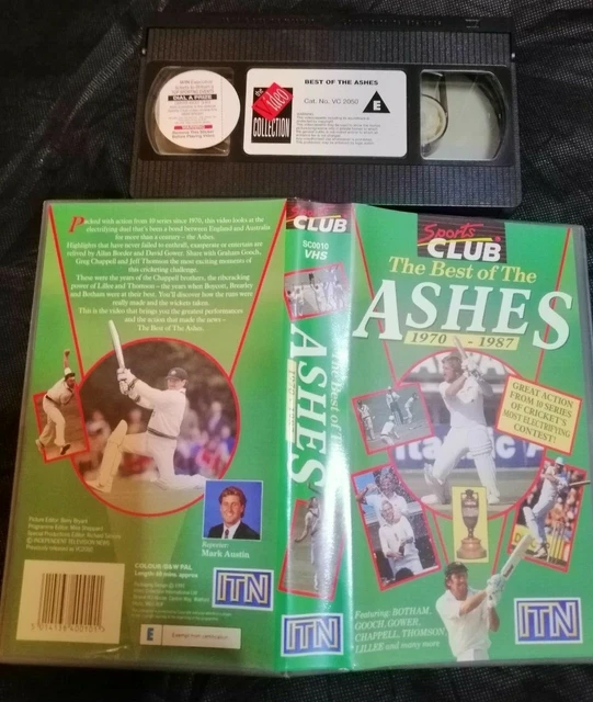 THE BEST OF THE ASHES 1970 - 1987 ENGLAND v AUSTRALIA CRICKET RARE VHS ITN Issue £17.38 ...