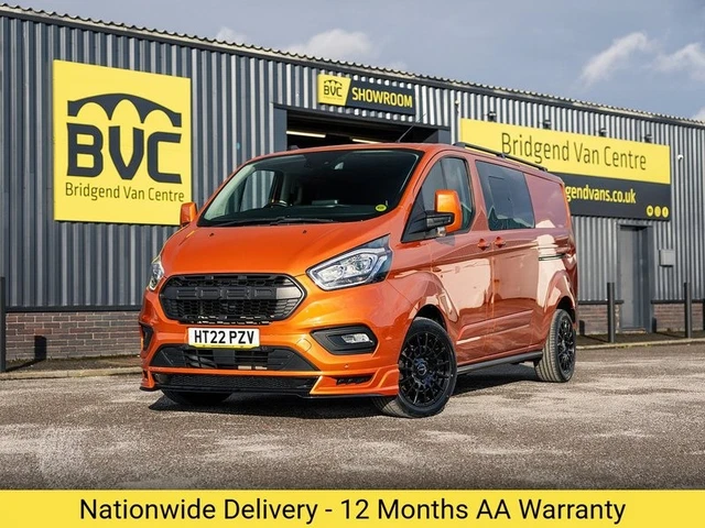 2022 FORD TRANSIT Custom 2.0 EcoBlue 130ps Low Roof D/Cab Limited Van ...