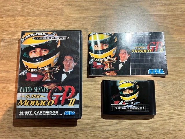 AYRTON SENNA'S SUPER Monaco GP II serie Mega Drive Megadrive in scatola PAL completo EUR 12,87 ...