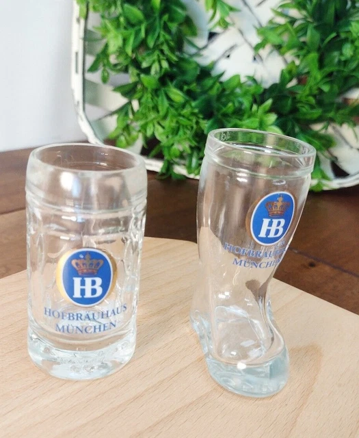 HOFBRAUHAUS HB MUNCHEN Beer Boot Shot Glass - Mini Isar Mini shot Glass ...