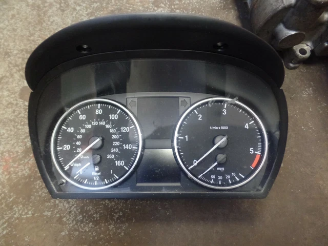 GENUINE BMW E90 E91 3 Series Speedometer Instrument Cluster Clock ...