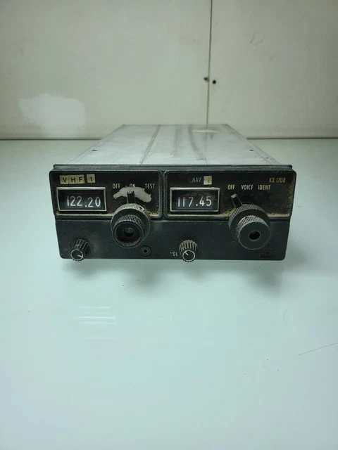 KING KX-170B NAV Comm System & Tray P/N - 069-1020-00 UNTESTED Read ...