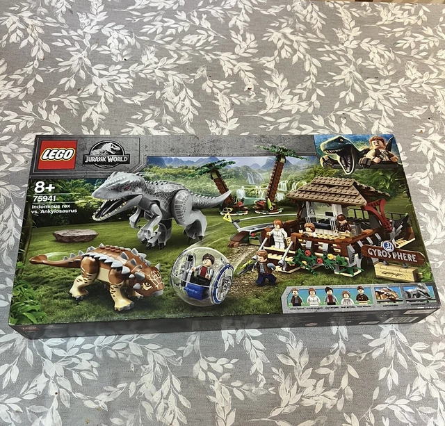 LEGO JURASSIC WORLD 75941 INDOMINUS REX VS ANKYLOSAURUS NEW SEALED Rare ...