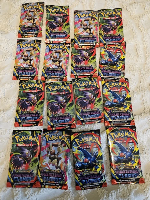 POKEMON PHANTASMAL FLAMES Booster Packs - FACTORY SEALED 16 Packs $166. ...