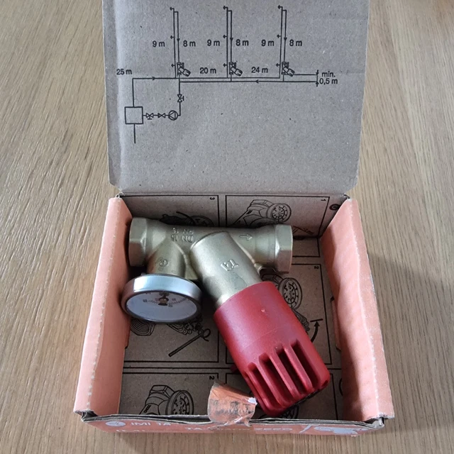 IMI TA THERM ZERO DN 15 Lead Free Thermostatic Circulation Valve £47.48 ...