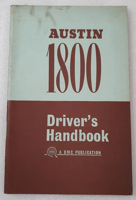 AUSTIN 1800 OWNERS Manual Instruction Book Drivers Handbook 1967 BMC ...