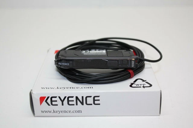 KEYENCE FIBRE AMPLIFIER Expansion Unit FS-N12P Fiber Measuring ...