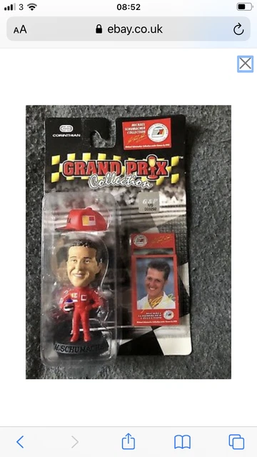 FIGURINE MICHAEL SCHUMACHER Corinthian GP Collection Ferrari F1 Formule ...
