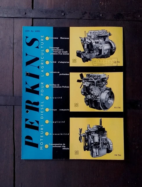 PERKINS ENGINES DIESEL Engine Agriculture Original Vintage Brochure £24 ...
