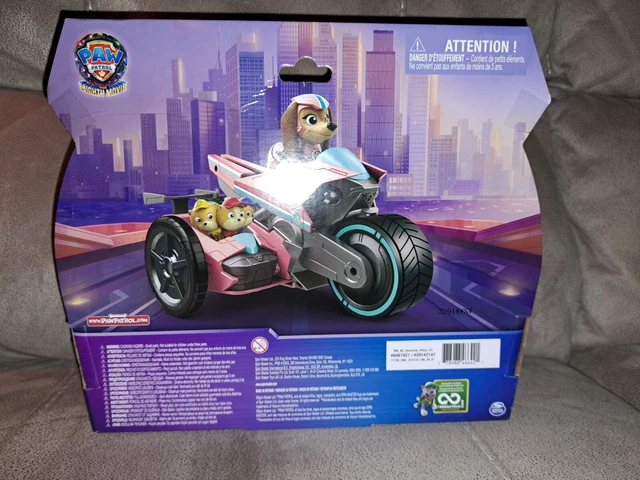 PAW PATROL THE Mighty Movie Liberty & Jr Patroller Poms Toy Vehicle Set ...
