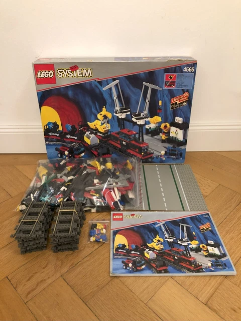 LEGO 4565 FREIGHT Train Freight & Crane Railway 9V LEGO SYSTEM | 100% ...