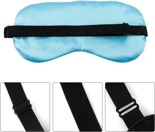 SLEEP MASK,2 PACK Elastic Strap Night Eyeshade,Travel Nap for Women Men ...